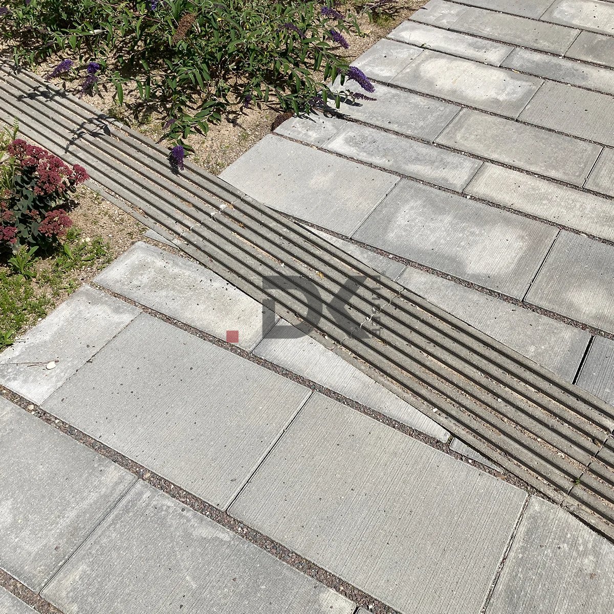 Vandrender Rille 30x60x10/8,5 Grå IBF - Vandrender - DKfliser.dk ApS